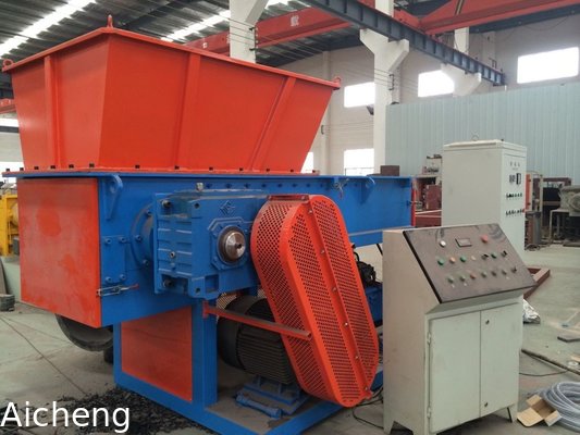 High quality double shaft shredding machine PE PP plastic crusher Plant Waste film crusher shreeder machinery