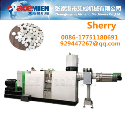 PE PP bags film granulation machine pelletizing machine extrusion line recycling line