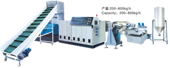 PE PP HDPE LDPE bags granulation machinery pelletizing line extrusion machine recycling machinery
