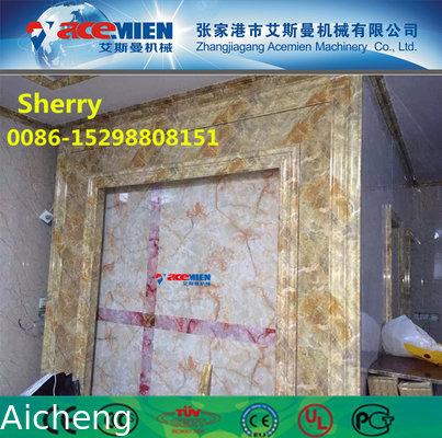 PVC artificial marble profile making machine extrusion machinery artificial marble profile production machine