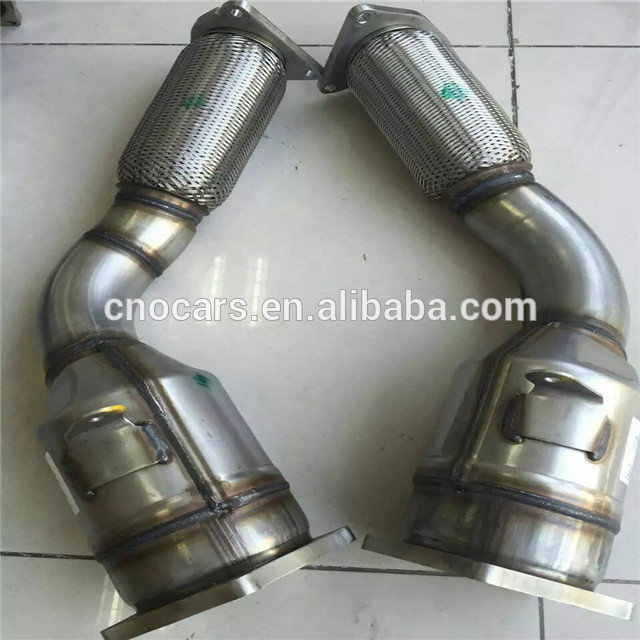 Three Way Car Catalytic Converter Shell for Porsche Cayenne Turbo Cleaner 955113021BX 955113022BX supplier