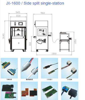 LPMS low pressure molding waterproof connector injection mould Precision electronic component overmolding equipment