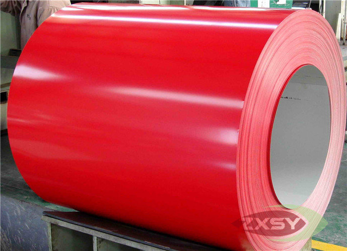 Red Brushed Hydrophilic PE PVDF PVC Coated Aluminium Sheet