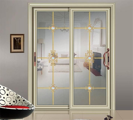 champagne sliding glass door China suppliers interior glass door
