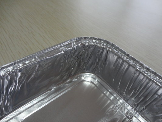Heat Resistant Aluminum Food Storage Containers For Restaurant , Eco-friendly