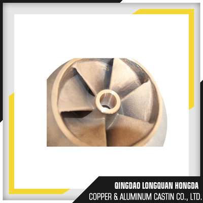 Brass / Copper / Bronze Sand Casting Parts For Pipe Fitting ISO 9001 Certified
