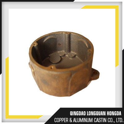 Brass / Copper / Bronze Sand Casting Parts For Pipe Fitting ISO 9001 Certified
