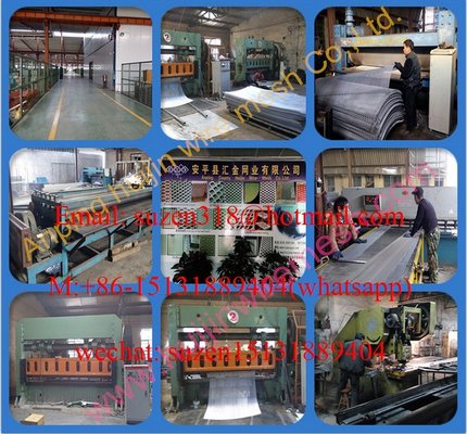 anti slip expanded metal panel for mobile dock loading bridge