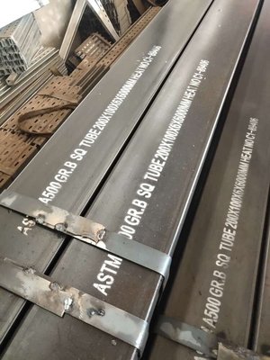 Hot Rolled 150 x 50mm SHS galvanized steel hollow section tube pipe/Black Welded Square Structural Hollow Section