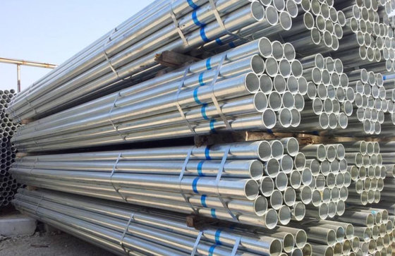High Precision Welding Galvanized Steel Pipe Square / Rectangular / Round Shape/galvanized seamless steel pipe