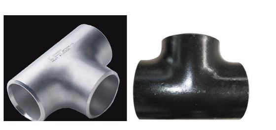 Pipe Fittings ASME B16.9 Seamless pipe sch40 steel equal tee/Carbon Steel Pipe Fittings Welding Equal Tee