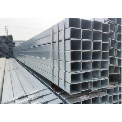 ASTM A36 50x50 square steel pipe/S275/S355 Galvanized square pipe SHS RHS 40x80 GI rectangular square hollow section