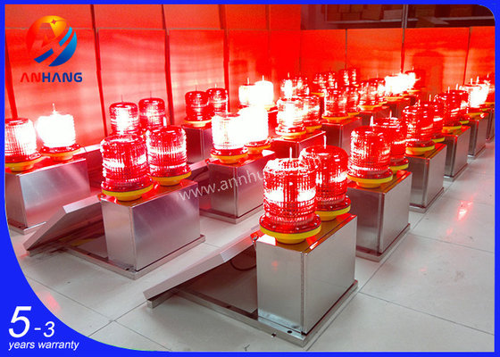 AH-MS/D Solar Powered LED Dual Aviation Obstruction Light