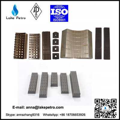 API Hydraulic power tong insert casing tong dies and parts ramp in wellhead tool spare part