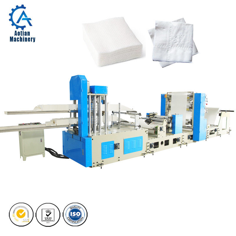 Paper Converting Machine Napkin Paper Folding Embossing Machine Automatic Napkin Paper Folding Machine for Paper Mill