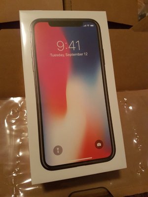 Iphone X 256gb Factory Sealed (space Grey )