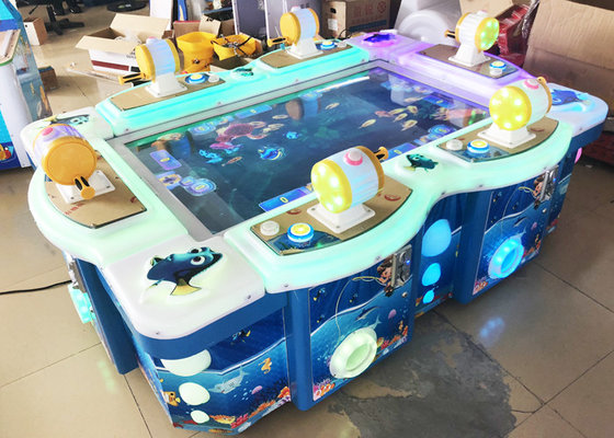 6 Players Fish Hunter Arcade Games Machines Metal Material Improve Thinking Response