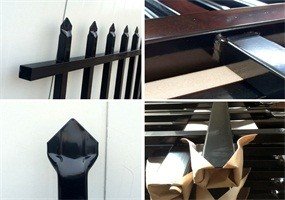 Aluminium Fence for Garden Fencing, Aluminium Swimming Pool Fencing 2400mm x1200mm