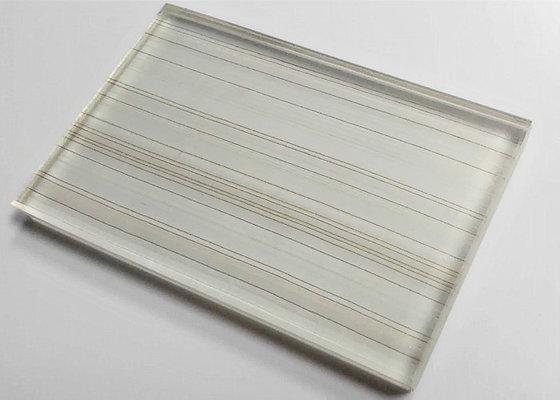 Sandblast Translucent Laminated Glass , 6mm Laminated Glass Long Life Span