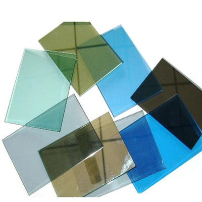 Tinted Reflective Laminated Glass Noise Prevention For Architectural Windows Glass