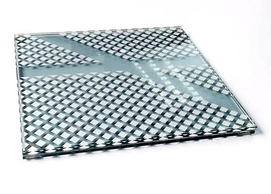 Soundproof Toughened PVB Laminated Glass 100*100 Mm High Light Transmittance
