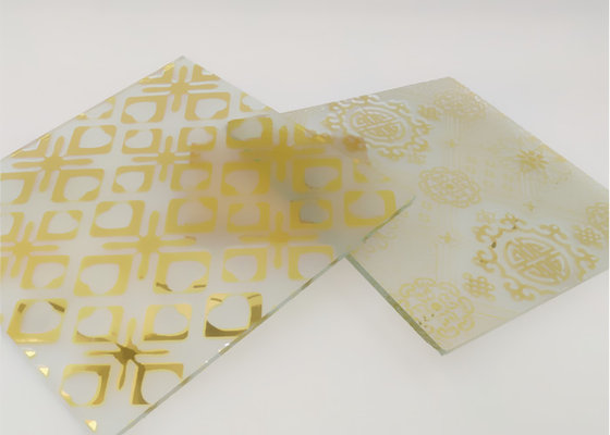Multifunction Acid Etched Tempered Glass , Frosted Glass Panel Solid Structure