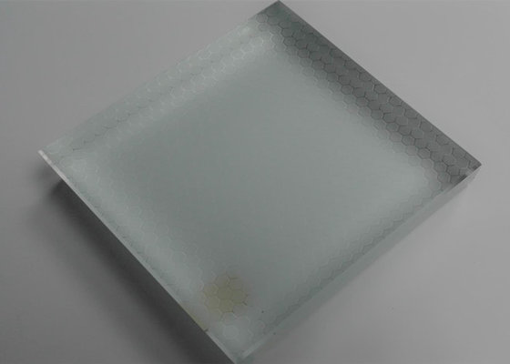 Durable Frosted Art Laminated Glass PVB / SGP / EVA Film Shock Resistant