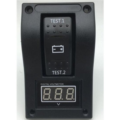 Factory Sale Custom DC12-24V 4Pin ON-OFF-ON 3 Gear With Digital Voltmeter Battery Rocker Switch For Car Boat Yacht