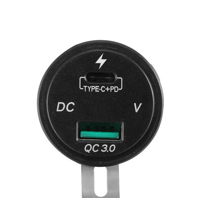 Universal Cigarette Lighter Car Charger USB Vehicle DC12V-24V Voltmeter 2 Port Power Socket Dual USB QC 3.0 Charger