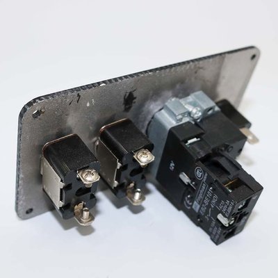 12V 30A Ignition Switch Engine Start Push Button 2 Toggle Panel with Indicator Light DIY Racing Car Modification Switch