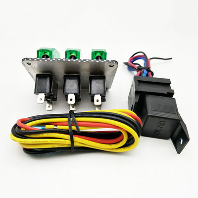 DC 12V Racing Car LED Toggle Switch Panel