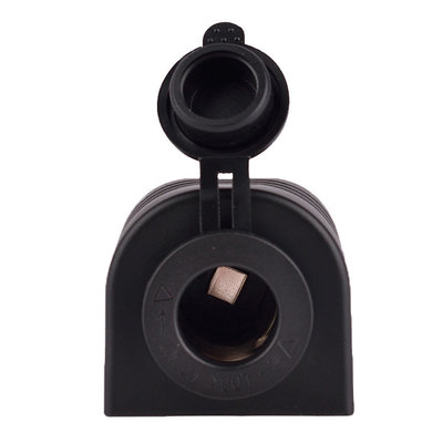 DC 12V 24V black USB socket charger with black tent housing