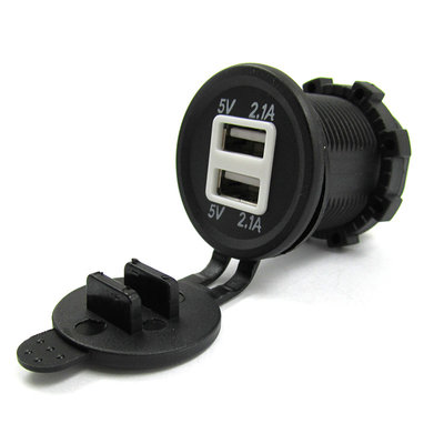 Wholesale 12v Dual USB Port Phone Charger For Car Motorcycle