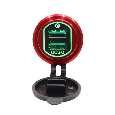 2020 New Trends portable mobile phone dual usb QC3.0 Car Charger Power Plug