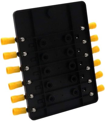 12 Way Fuse Block 12 volt -32 volt LED Red Light Indicator Blade Fuse Box for Boat Camper Car Truck RV Trailer Solar