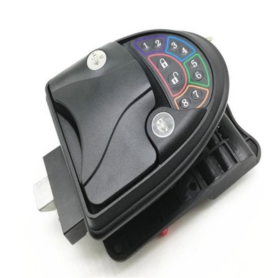 RV Keyless Entry Door Handle Latch with card Wireless Remote Control Caravan Camper Keypad Lock Switch