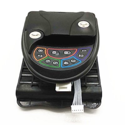 RV Keyless Entry Door Handle Latch with card Wireless Remote Control Caravan Camper Keypad Lock Switch