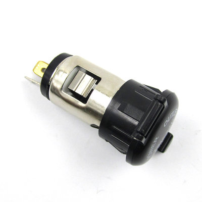 Automotive application Sockets Car Motor Metal Surface Cigarette Lighter Power Socket 12V