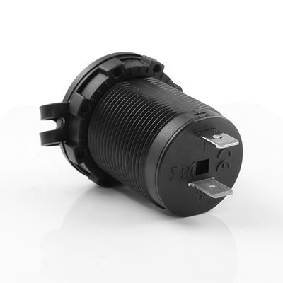24V Waterproof Marine motorcycle car cigarette lighter plug with LED Lighting