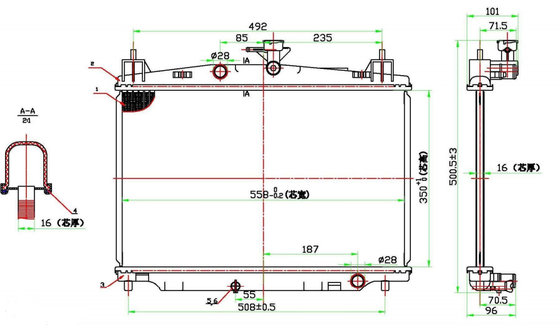 NISSENS 68504 MAZDA 2 Radiator , Aftermarket Car Radiators OE ZJ3815200A