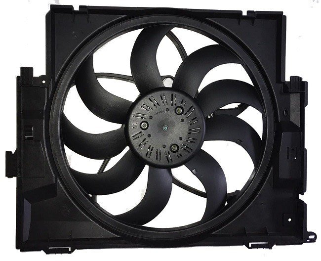 Automotive Electric Radiator Cooling Fans With Frame BMW Car Parts OEM 17427640511