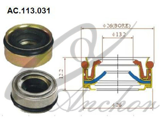 OEM air compressor Parts Automotive Oil Seal For Sanden 508 / 708 / 709 / 7HB / YH15