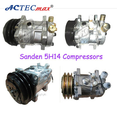Auto AC Compressor sd5h14 , Sanden 5h14 auto compressor For Air Conditioner