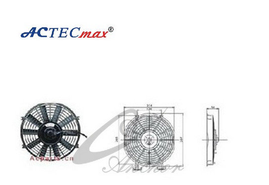 Auto AC Blower Motor Replacement , 12V / 24V Auto Universal Electric Fan
