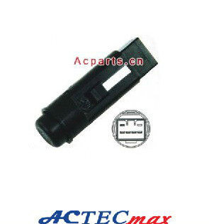 Black 12V / 24V Auto AC Pressure Switch For Toyota Tercel 1991 - 1992