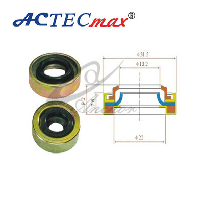 HNBR / NBR V5 Automotive Oil Seals , Double Lips Oil Seal for GM Compressor