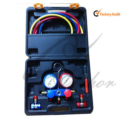 Air Conditioning Tool Kit , R134a Manifold Gauge Set ISO9001 TS16949