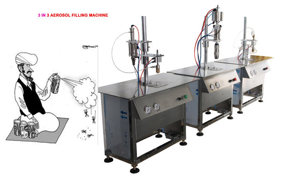 Semi Automatic​  Self-Defense Spray / Police Spray / Pepper Spray Aerosol Filling Machines