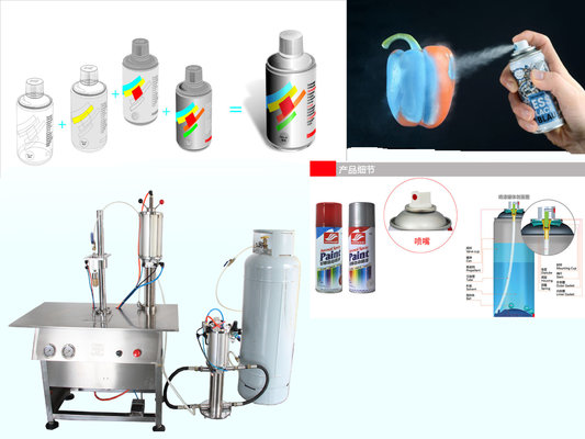 Chrome Plating Spray Paint Filling Machine Pneumatic Drive High Speed
