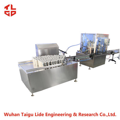 Vacuum Crimping Aerosol Filling Machine Fully Automatic For Fresh Oxygen Gas